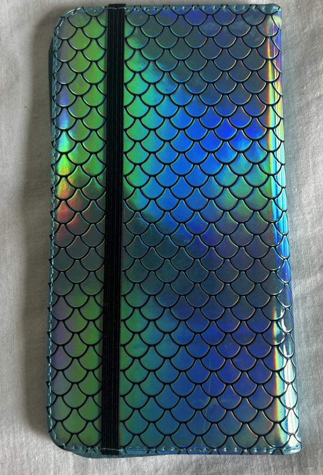 MERMAID SCALES Galaxy FISH Wallet Flip Phone Case S7,S8,S9 S10 PLUS ...