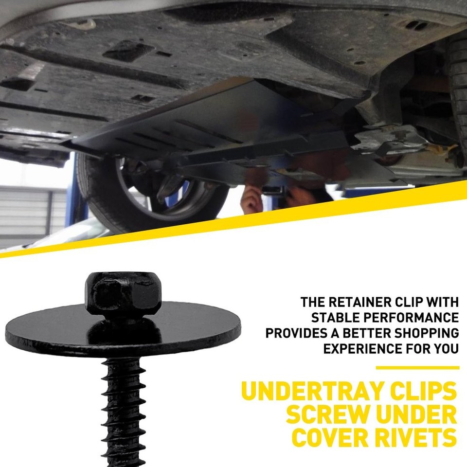 Engine Undertray Clips Screws for Mercedes Benz E-Class C207 C238 W213 ...