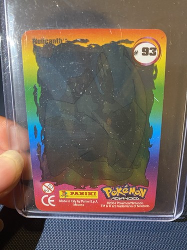 2004 Panini Nintendo Pokémon Advanced Action Card Relicanth Lenticular ...