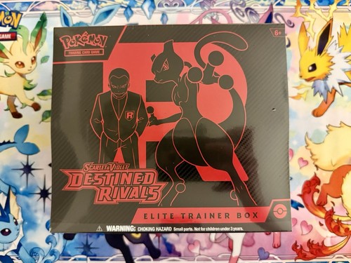 Scarlet & Violet Destined Rivals Elite Trainer Box, Pokemon TCG, Sealed ...