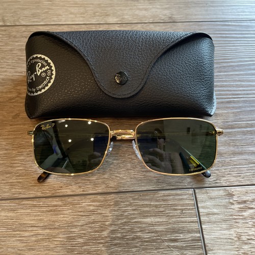 Ray-Ban RB3717 Polished Gold & Green Chromance Polarized & Tortoise ...