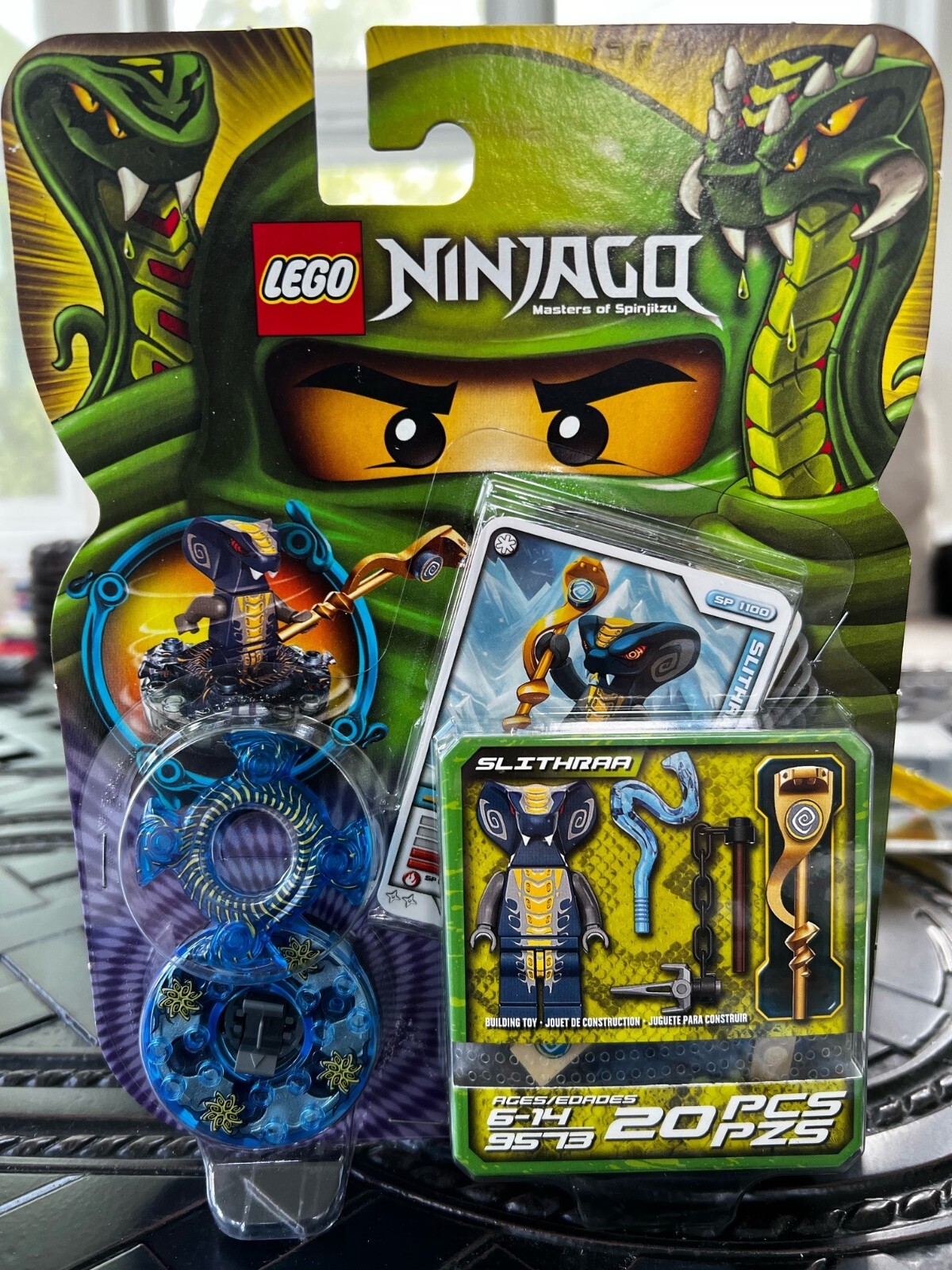 LEGO 9573 Ninjago Slithraa Spinner, New and Factory Sealed | eBay