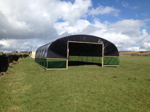 Livestock Shelter Sheep House Polytunnel Field Barn – 21ft Wide Sheep ...