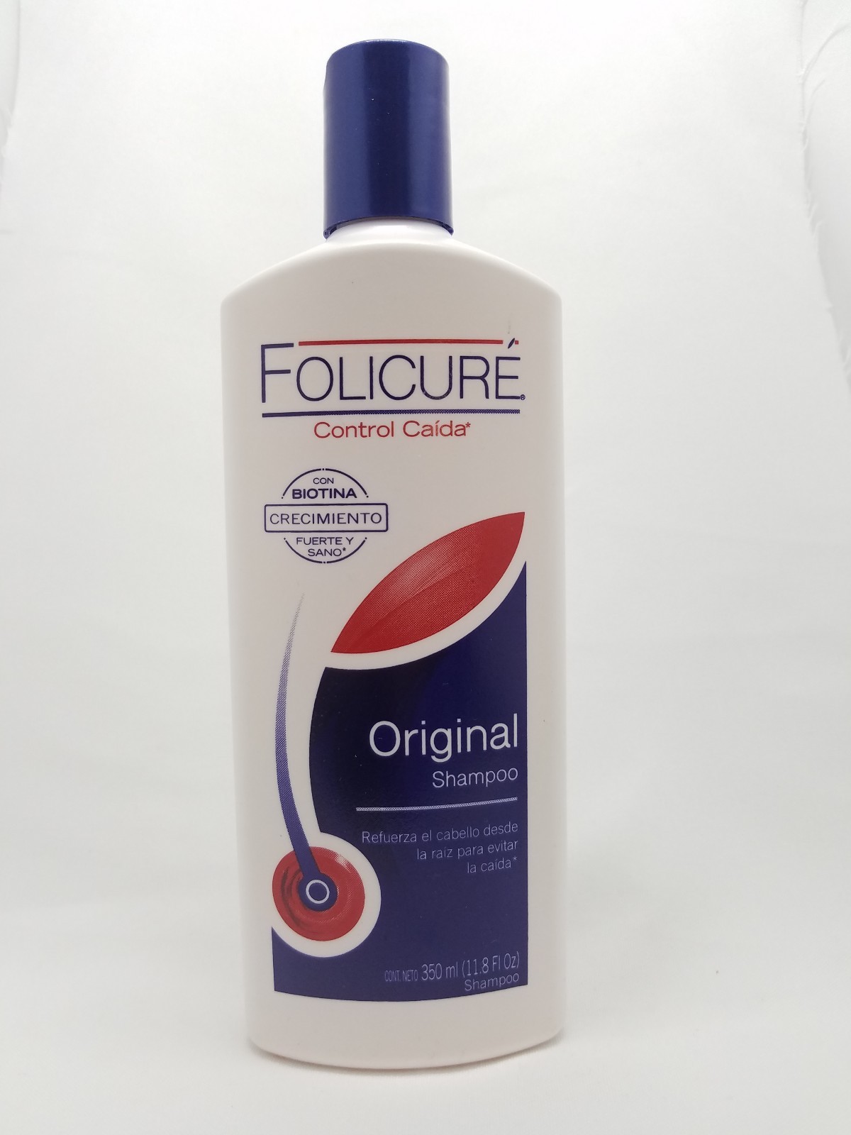 2 BOTTLES FOLICURE Original SHAMPOO FOR FULLER THICKER HAIR 350ml (11.8 ...