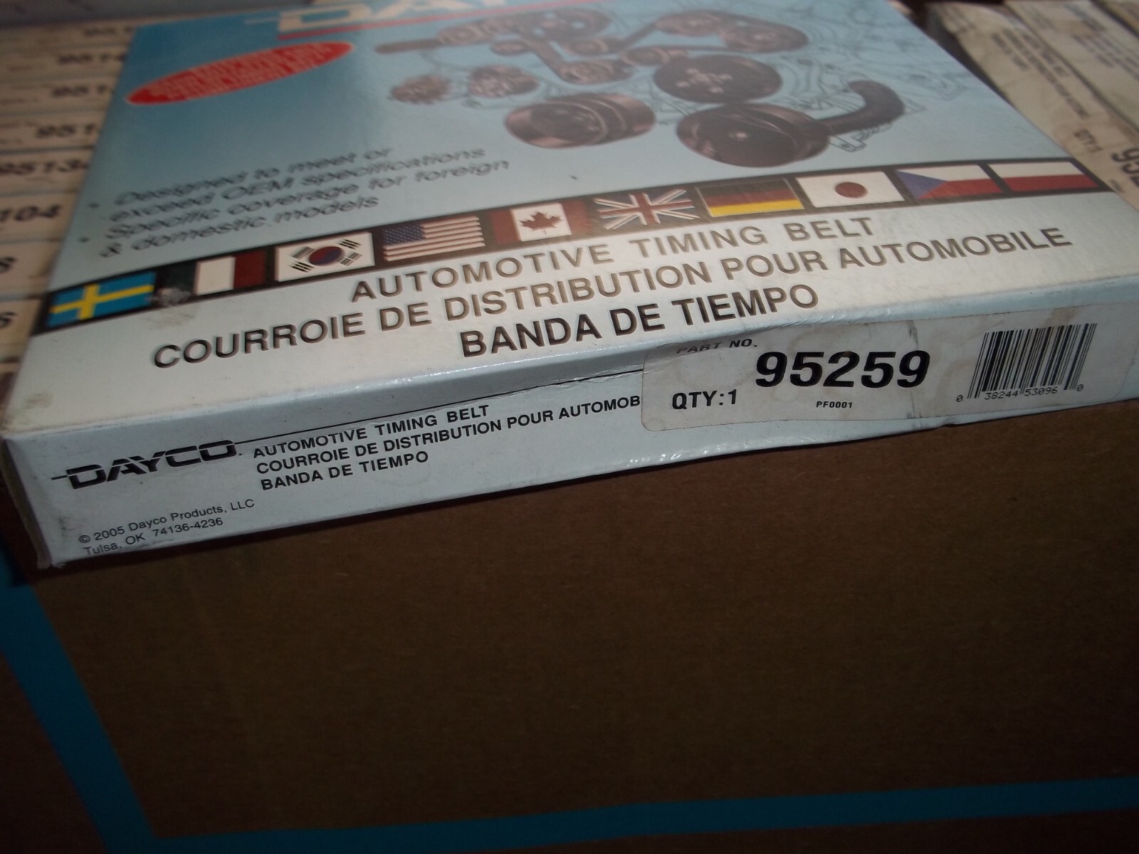 Engine Timing Belt-VIN: H Dayco 95259 | eBay