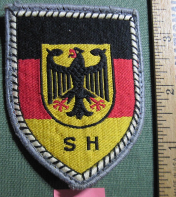 West German Army Bundewehr color Patch SCHLESWIG HOLSTEIN COMMAND cmd ...
