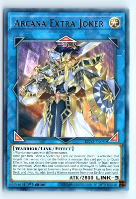Yu-Gi-Uh Arcana Extra Joker #KICO-EN030 King's Court tcg LP | eBay