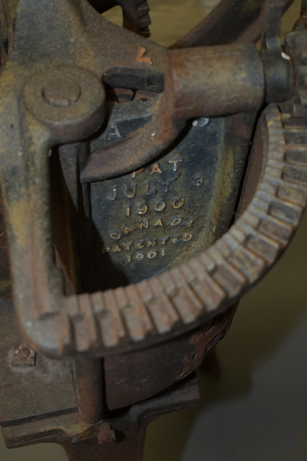 Antique 1901 Humphrey & Sons Bone Grinder Cutter Cast Iron PICK-UP ONLY ...