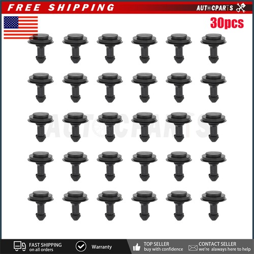 30pcs Front Bumper Clips For 9mm Hole Chevy Trailblazer Tahoe Cadillac ...