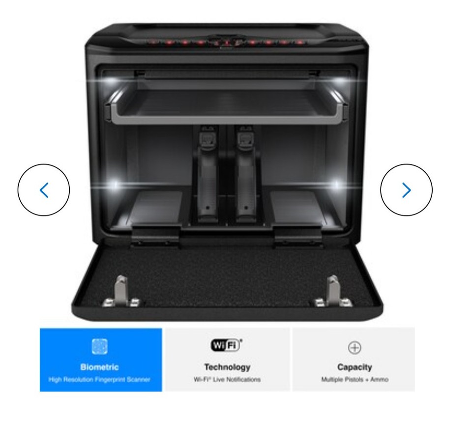 Vaultek NMXi High Capacity Wi-Fi Enabled 8 -Gun Biometric Gun safe with ...