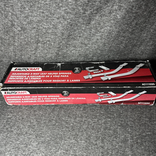Autocraft Adjustable 3-Way Leaf Helper Springs AC111020 NEW OPEN BOX | eBay
