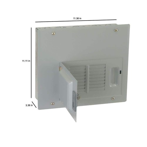 GE Main Lug 240-Volt 125 Amp 8-Space 16-Circuit Subpanel Indoor ...