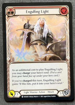 Flesh and Blood FAB - Engulfing Light Red - MON048 - Foil - 1st Edition ...