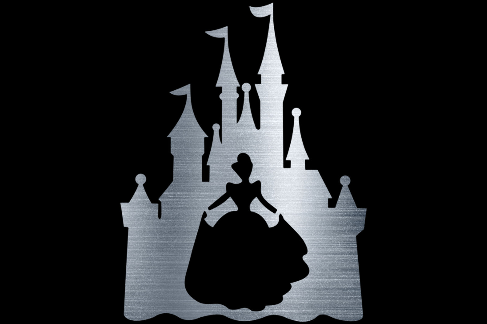 Disney Castle Silhouette DXF SVG CDR file | Grelly USA