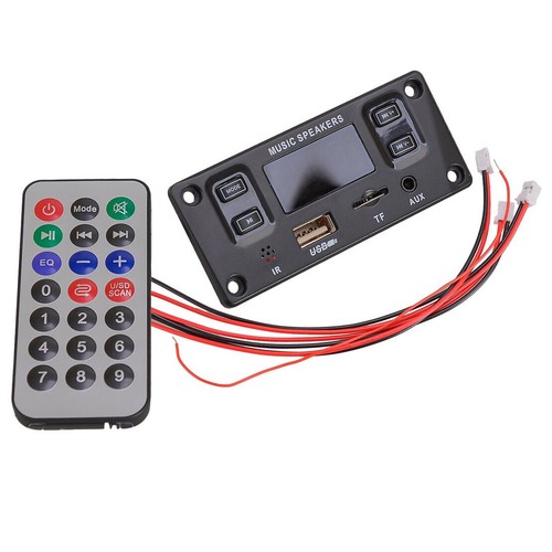 Car FM Radio Module Bluetooth MP3 Decoder Board USB TF FM Music Player ...