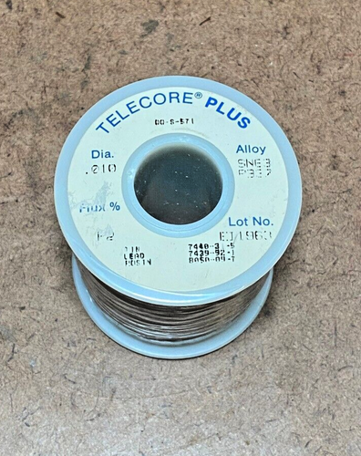 Alpha Telecore Plus Solder Wire P2 1Lb 63Sn/37Pb Spool .010" | eBay