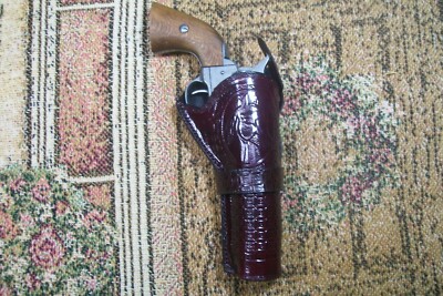Handmade Leather Right Hand Holster 1873 Colt Peacemaker S.A Revolver 5 ...