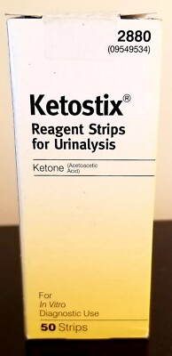Ketone Test Strips Ketostix Reagent Strip for Urinalysis,-50ea | eBay