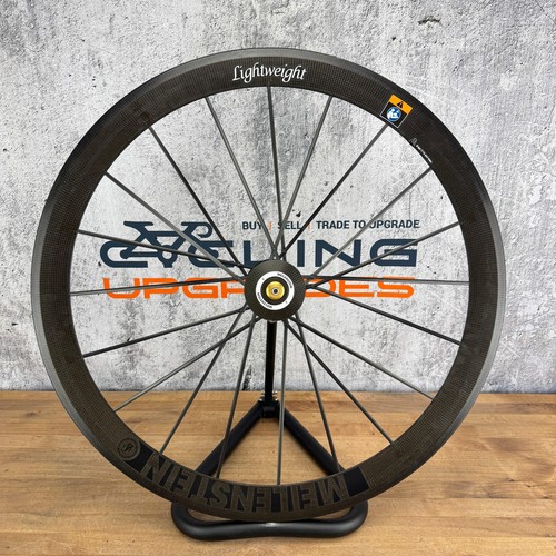 Lightweight Meilenstein 20 Spoke Carbon Clincher Rim Brake Front Wheel ...