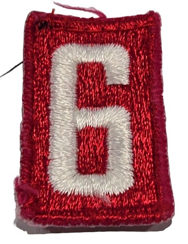 Vintage BSA Boy Scout of America Red White Troop Pack Number Patch 6 Or ...