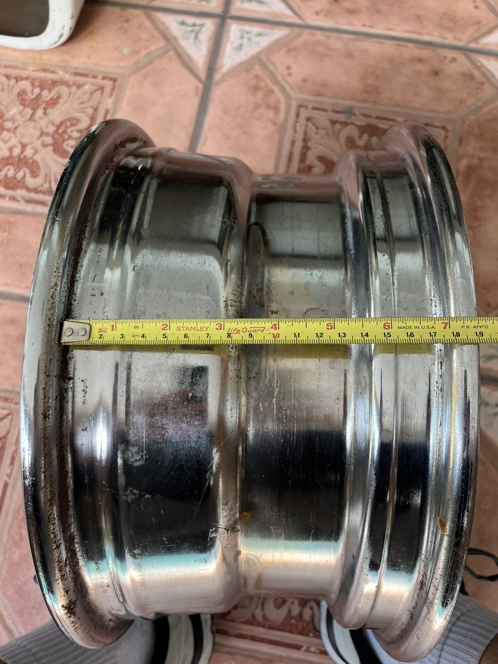 Vintage Cragar STAR WIRE Chrome Gold 14”x7” 4.75 Lug Bolt 30 Spoke Rim ...