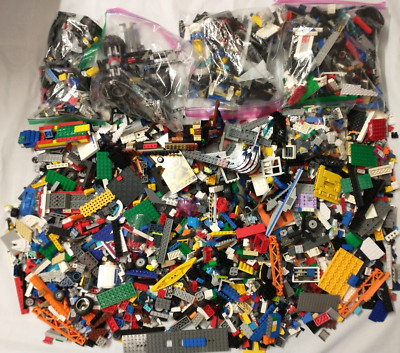 11 pounds of Legos, Assorted Colors, Sizes, MiniFigures, Incomplete ...
