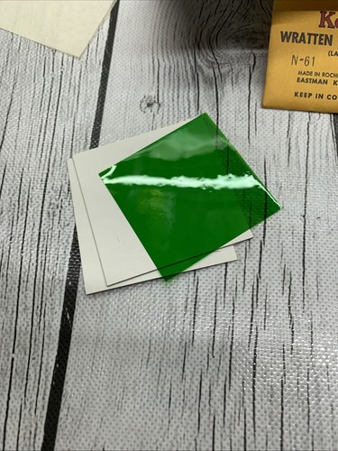 KODAK 2 INCH WRATTEN NO. N-61 GEL FILTER | eBay