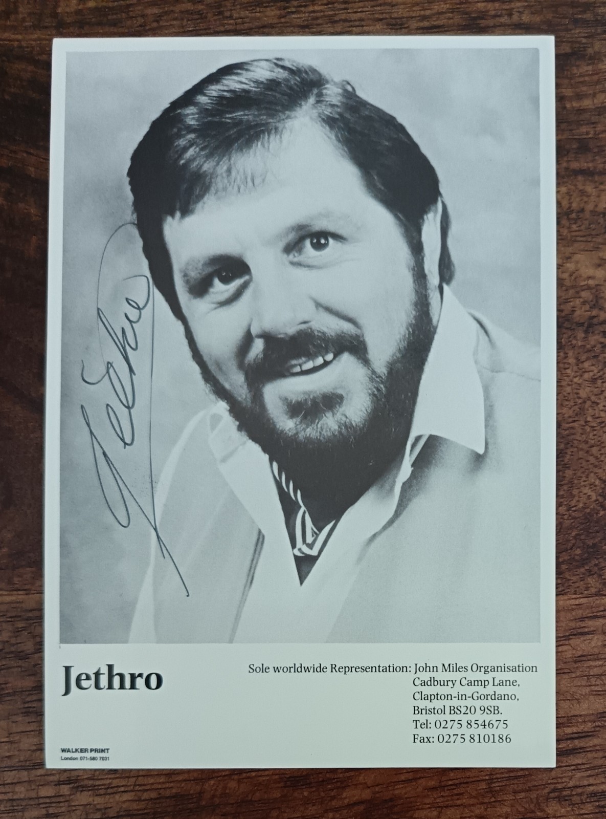 Jethro - Cornish Comedian Hand Signed Photo AFTAL COA | eBay UK