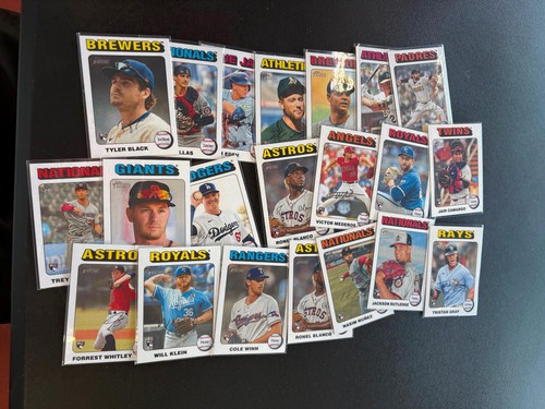 (21) 2024 Topps Heritage White Border SSP Baseball Card LOT C41 | eBay