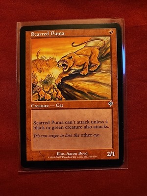 Scarred Puma - Invasion - MTG Magic - Common - Red Creature | eBay