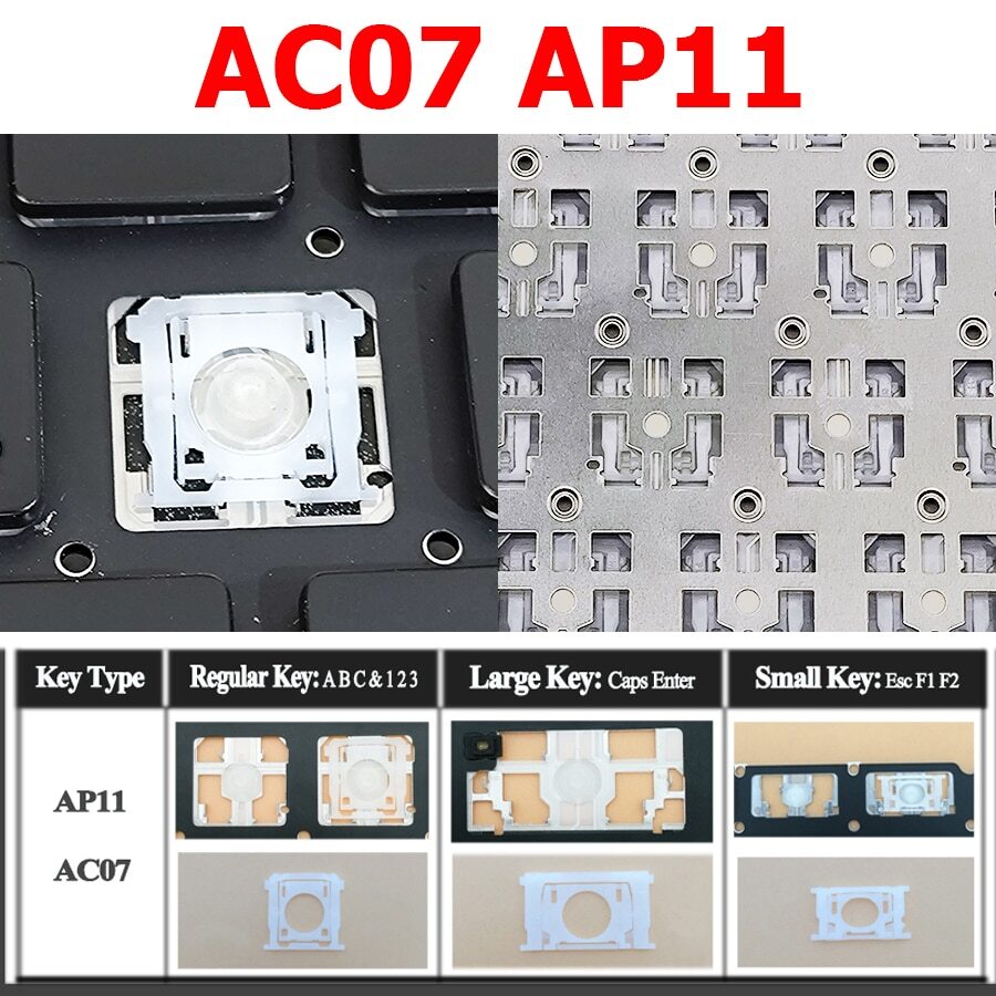 New US Keycap Key Cap AC07 AP11 Type For Macbook Air Pro Retina 13" 15 ...