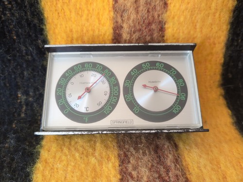 Vintage Desktop Or Wall Weather Station Springfield USA Temperature ...