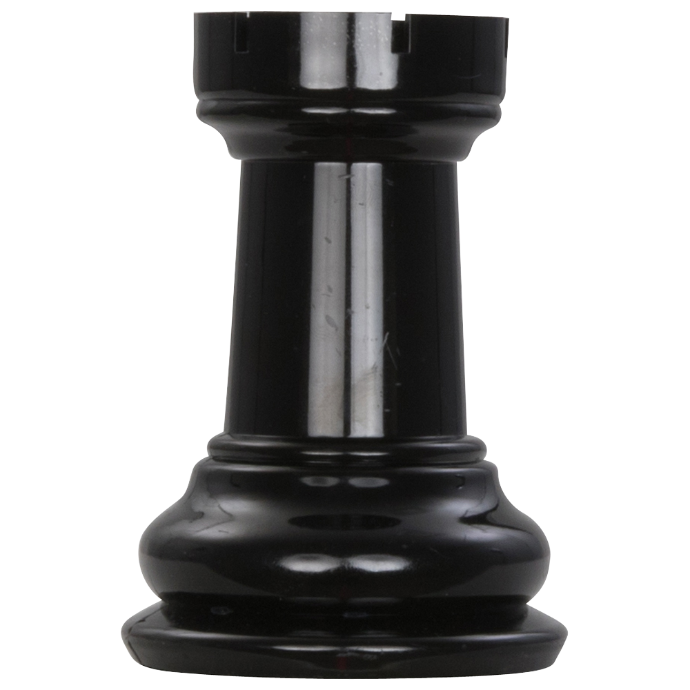 MegaChess 5 Inch Dark Plastic Rook Giant Chess Piece | eBay