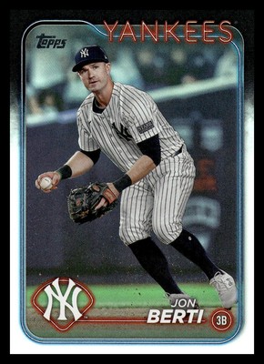 2024 Topps Update Rainbow Foil US124 Jon Berti, New York Yankees | eBay