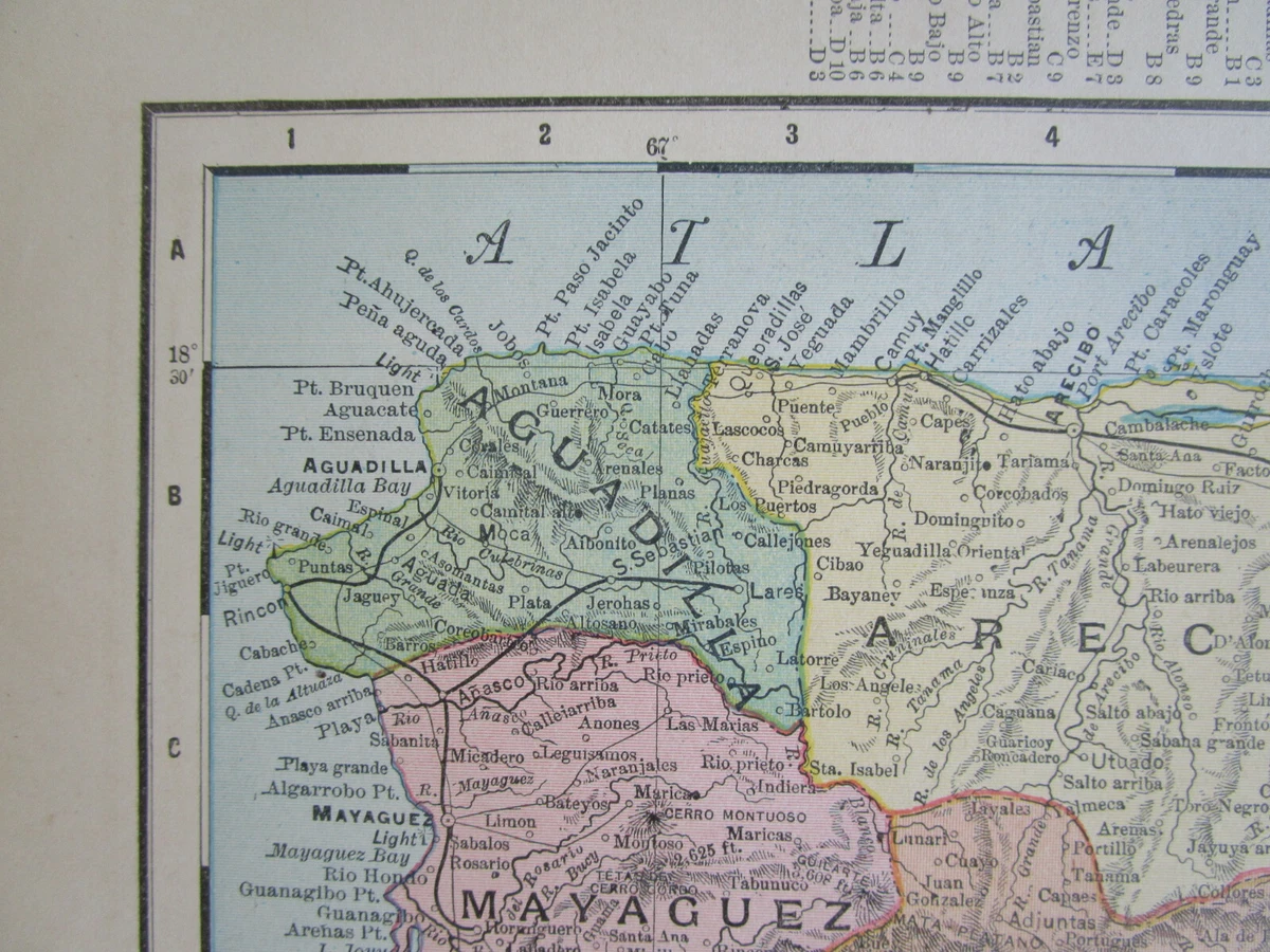 Map Of Ponce Puerto Rico