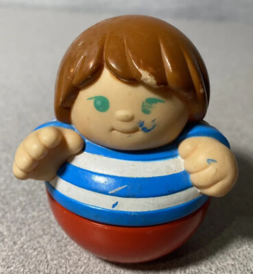 Vintage 1987 Playskool Weeble Wobbles 3” Figure | eBay