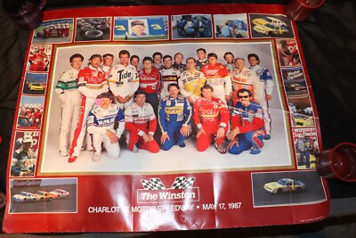 TIM RICHMOND Rare nascar winston cup poster recalled WEE WEE OUT JOKE ...