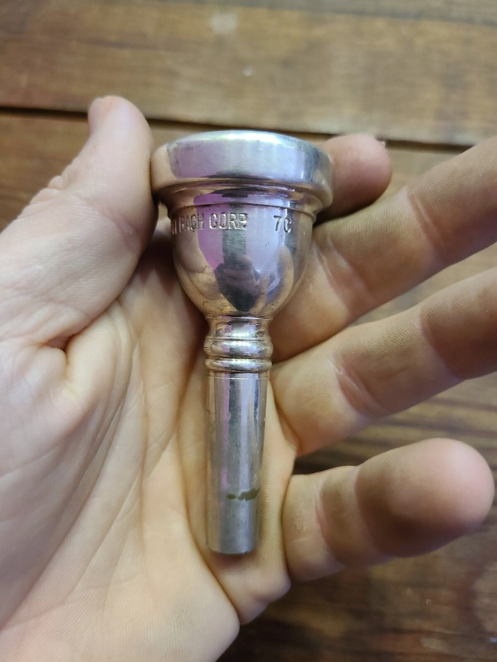 Rare Vincent Bach Corp 7c Small Bore Trombone Mouthpiece | eBay
