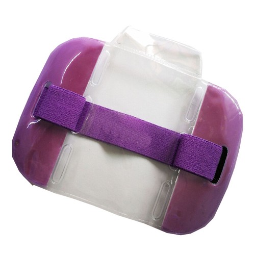 Elastic Arm Band ID Badge Holder Photo Armband Credit Card Case Card ...