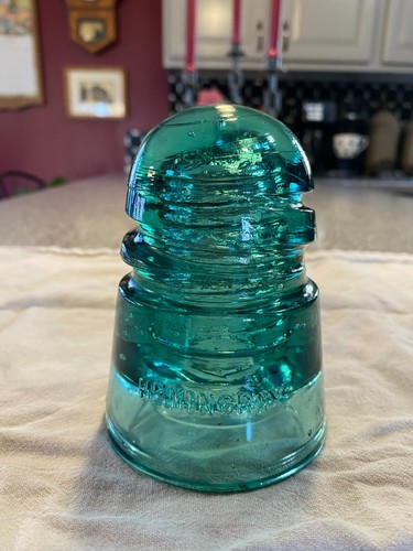 Hemingray-9 CD106 [120] Aqua Pony Glass Insulator | eBay