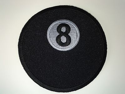 8 BALL Biker Patch P2568 E | eBay