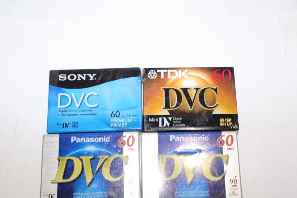 DVC Mini DV 60 Minute Camcorder Video Blank Cassette Tapes New ...
