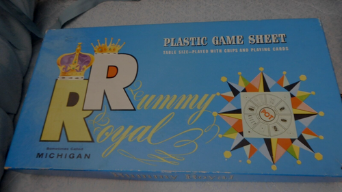 VINTAGE Rummy Royal Michigan Game Sheet MAT Whitman | eBay