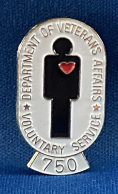 Department of Veterans Affairs Administration Voluntary Service Pin 750 ...