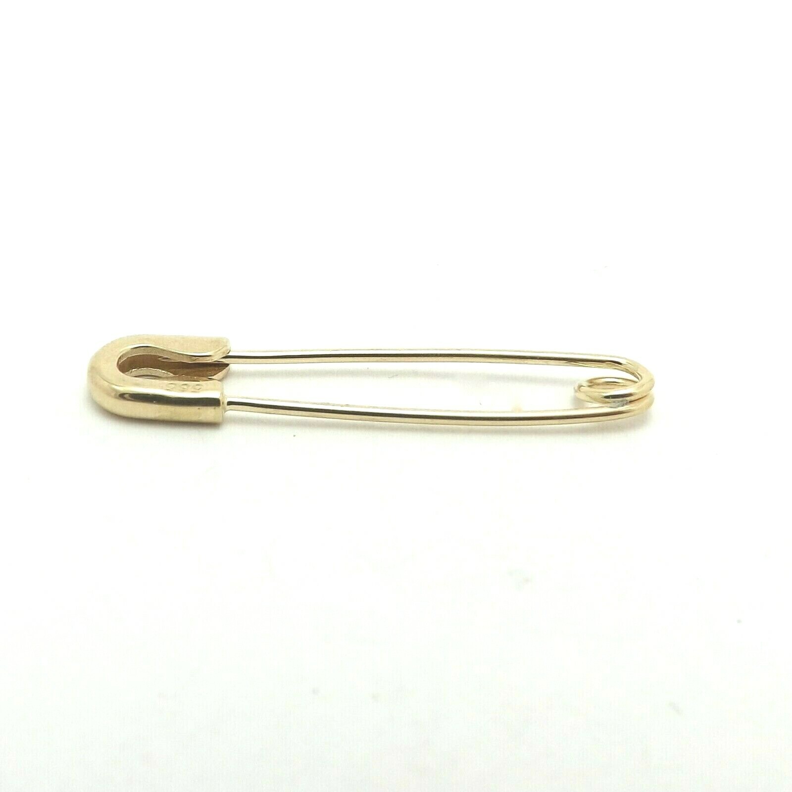Solid 14k Gold Safety Pin Solidarity Charm Holder New | eBay