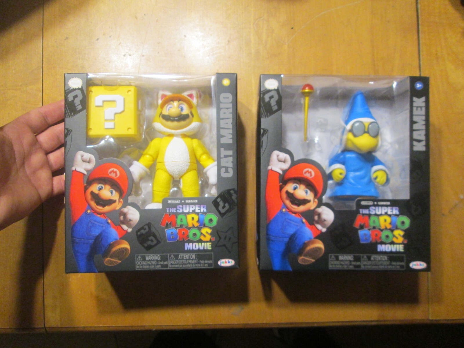 THE SUPER MARIO BROS MOVIE CAT MARIO & KAMEK SET LOT OF 2 FIGURES ...