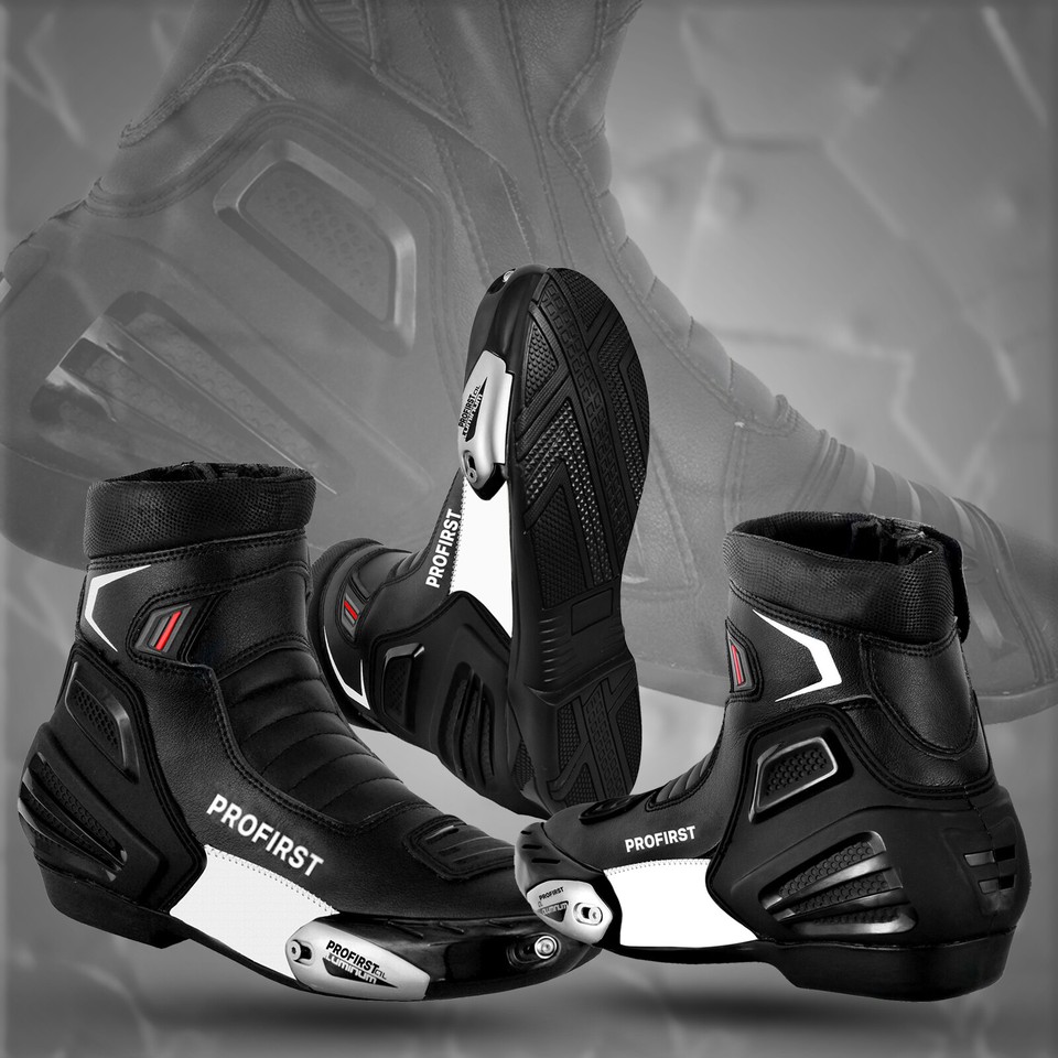 Motorcycle Boots Men Waterproof Motorbike Racing Leather CE Armored ...