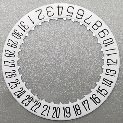 Japan Made White Date Disk Wheel Date Wheel for Miyota 9015 Date At 3/6 ...