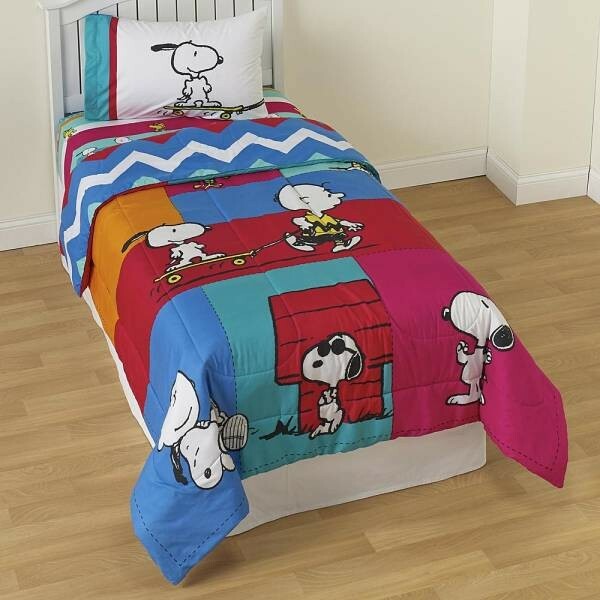 Vintage Peanuts Snoopy Twin Comforter Brand New | eBay