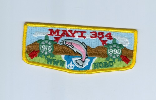 OA Lodge 354 Mayi NOAC 1990 flap dl | eBay